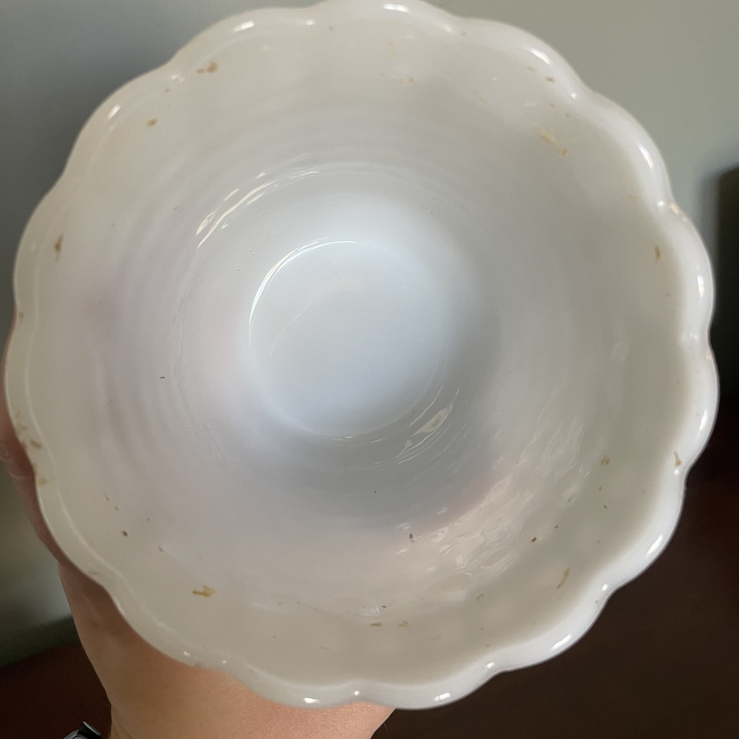 Vintage Fire King Hobnail Milk Glass Planter Container - Etsy