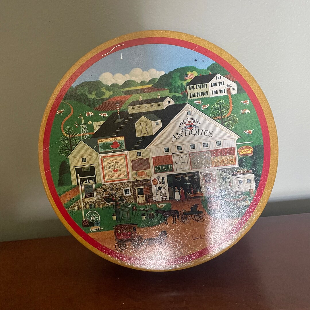 Vintage AMCAL Peppercricket Farms 1994 Tin - Etsy