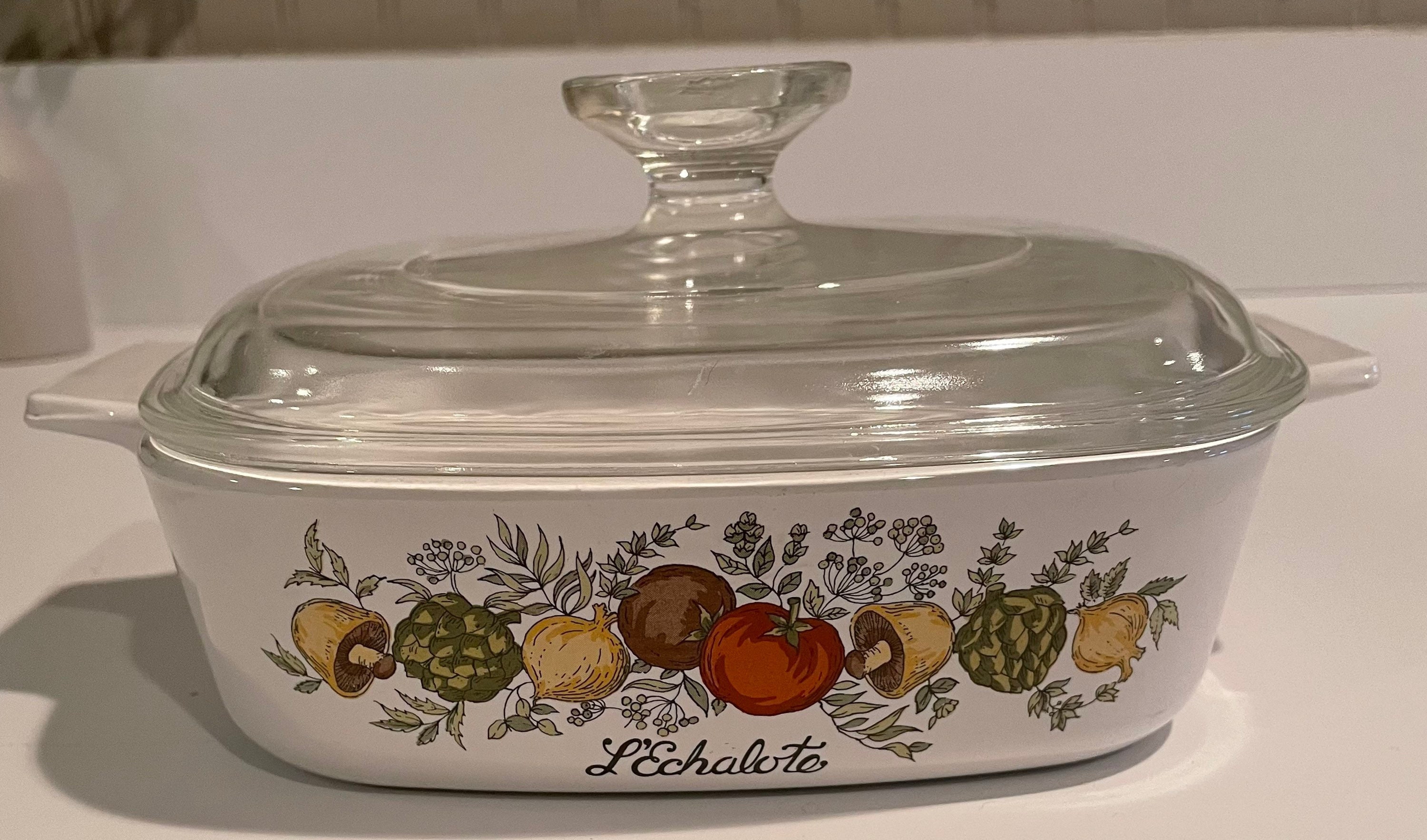 Rare Vintage Corning Ware Casserole Dish Spice of Life A-1-B 1 Quart ...