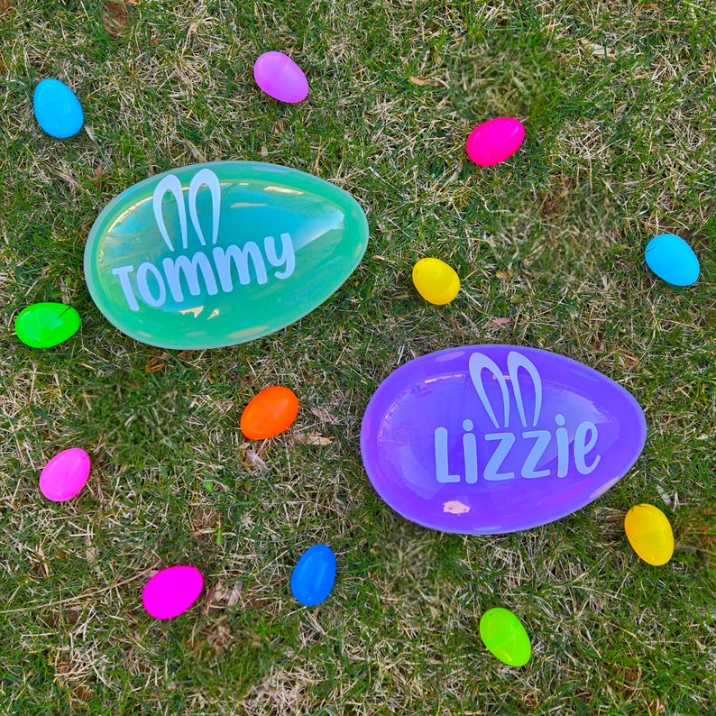 Personalized Plastic Easter Egg Containers - Three Sizes Available! - Etsy
