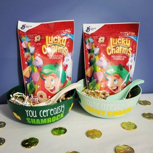 Personalized St Patrick's Day Gift Cereal Bowls You | Etsy