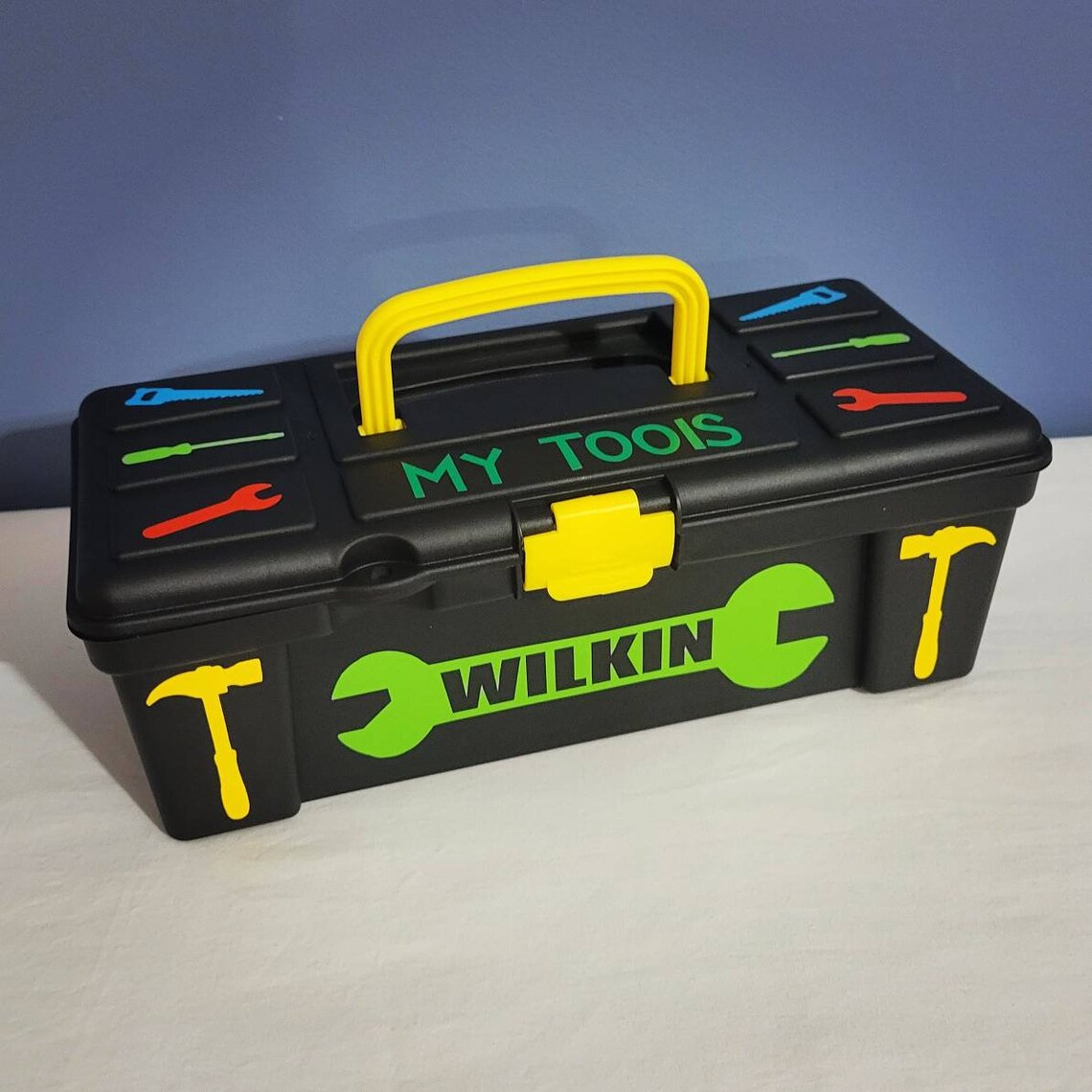 Personalized Toy Tool Box Storage/bin/container/case - Etsy