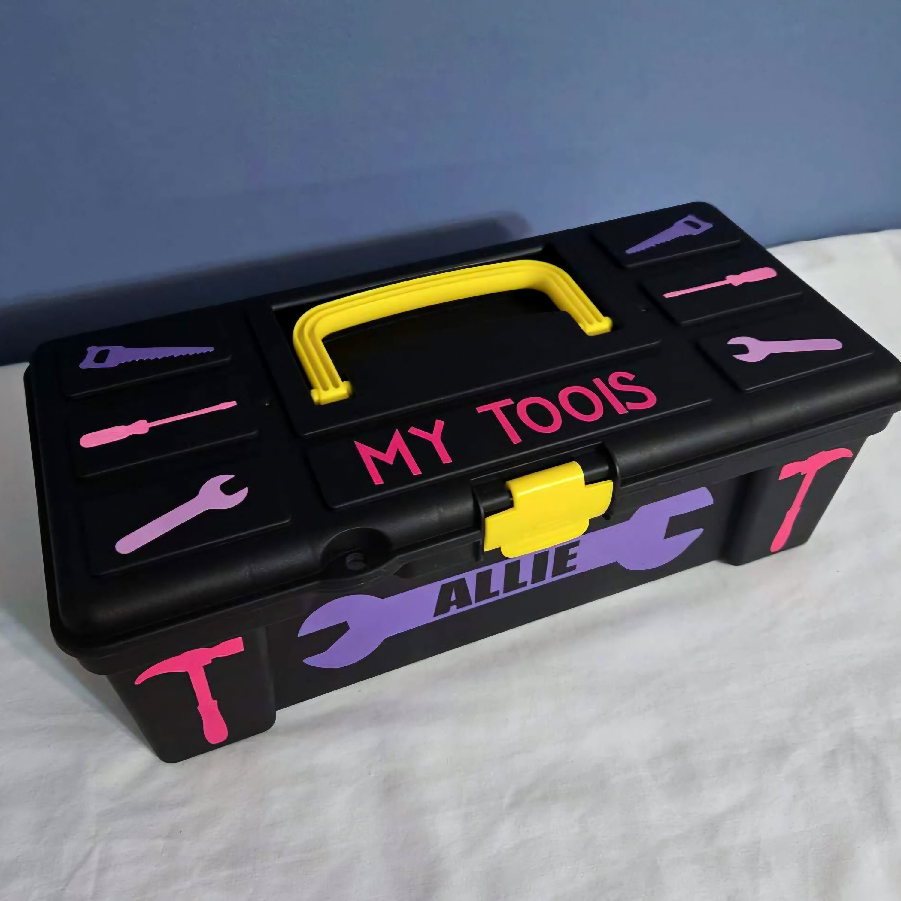 Personalized Toy Tool Box Storage/bin/container/case - Etsy