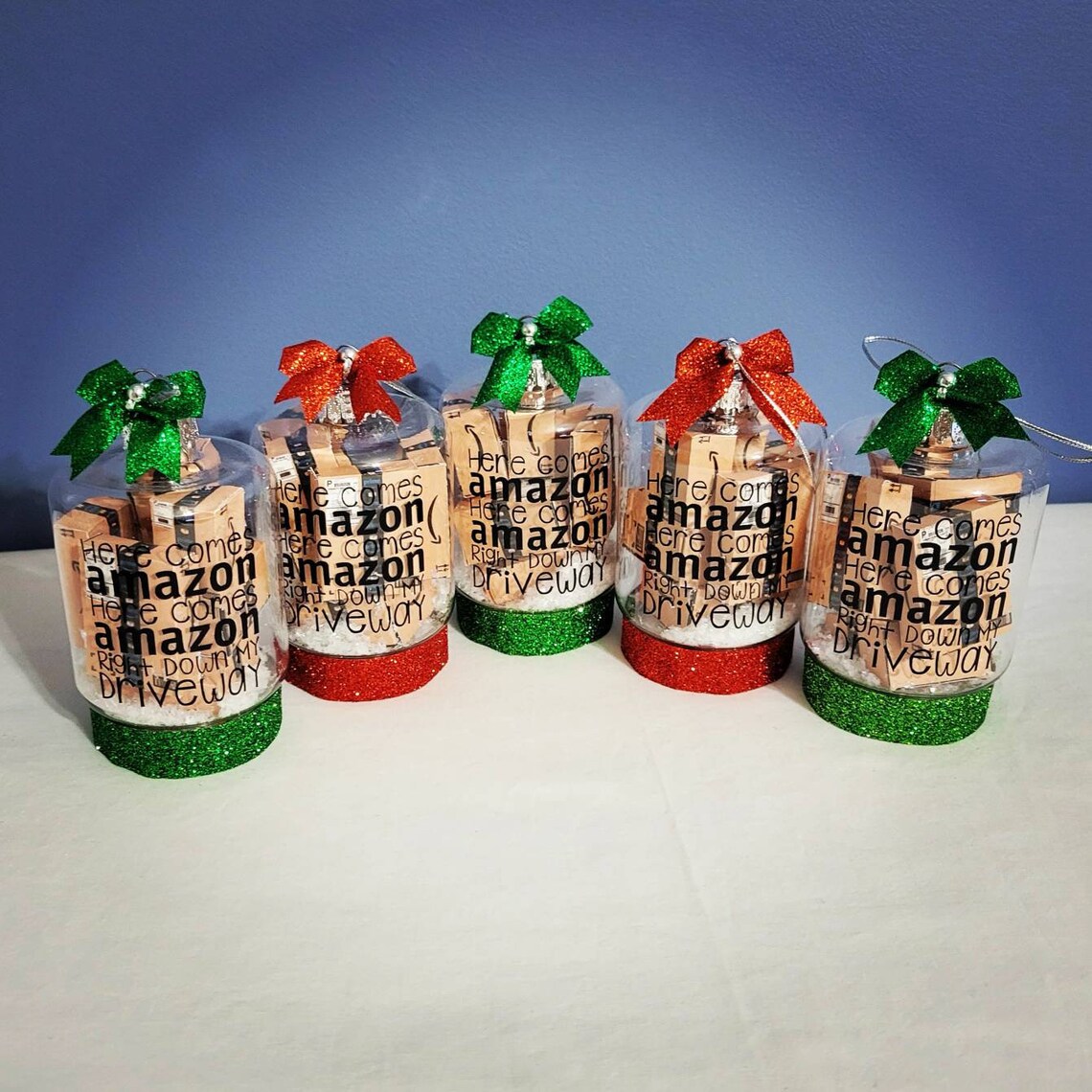 Personalized Amazon Packages Christmas Tree Ornament - Etsy