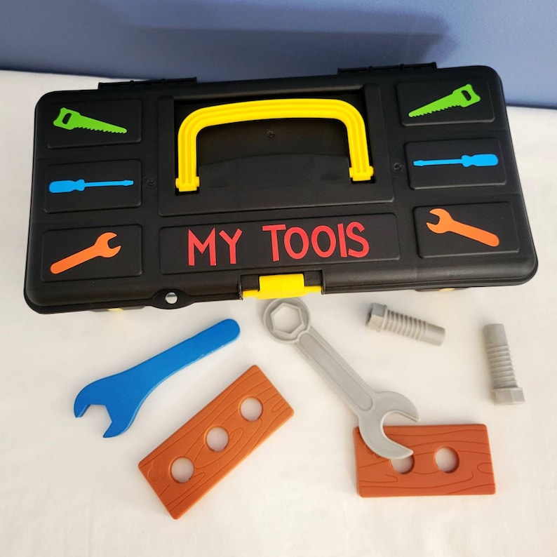 Personalized Toy Tool Box Storage/bin/container/case - Etsy