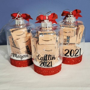 Personalized Amazon Packages Christmas Tree Ornament - Etsy