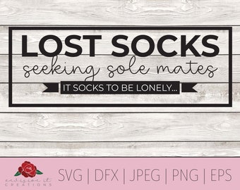 Lost Socks Svg - Etsy