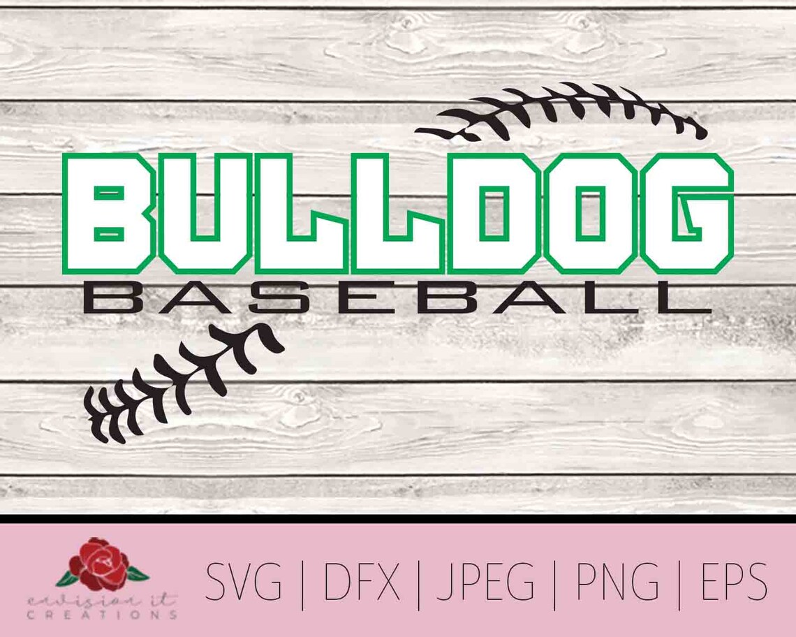Bulldog Baseball SVG Bulldogs SVG Baseball SVG Cricut Svg - Etsy