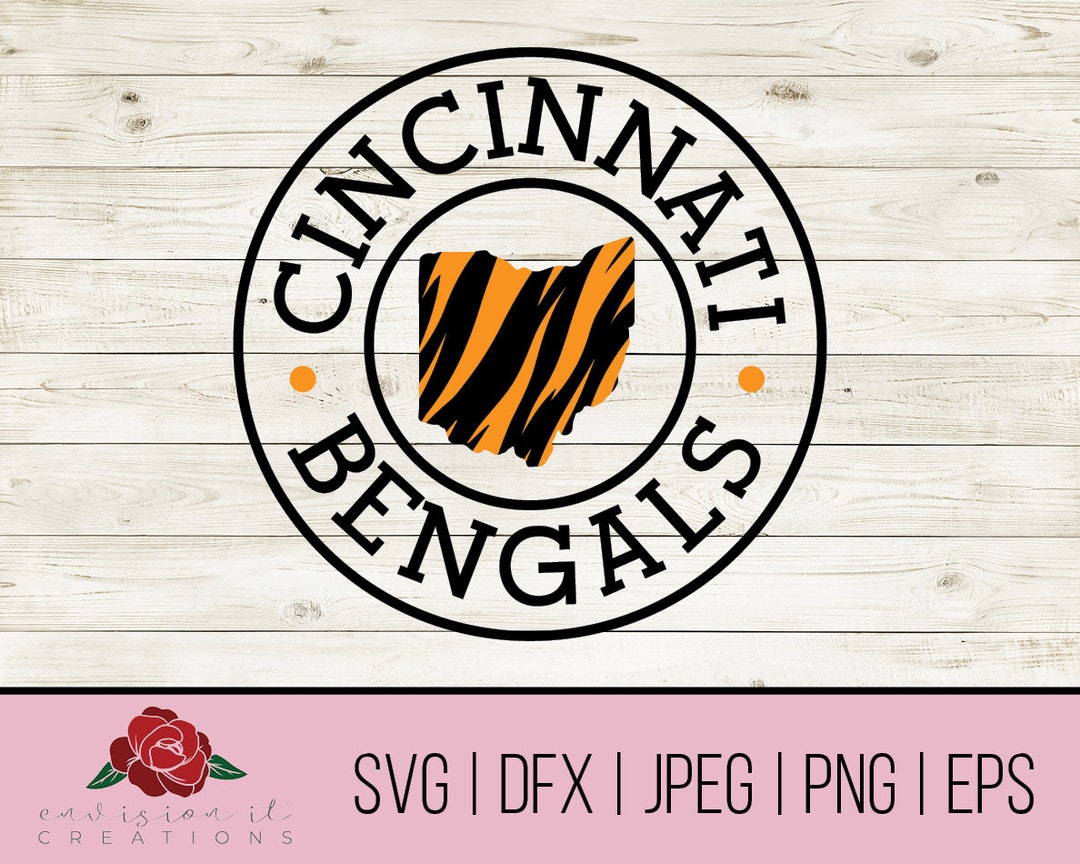 Cincinnati Bengals SVG, Bengals SVG, Tiger Stripes SVG, Ohio Svg ...