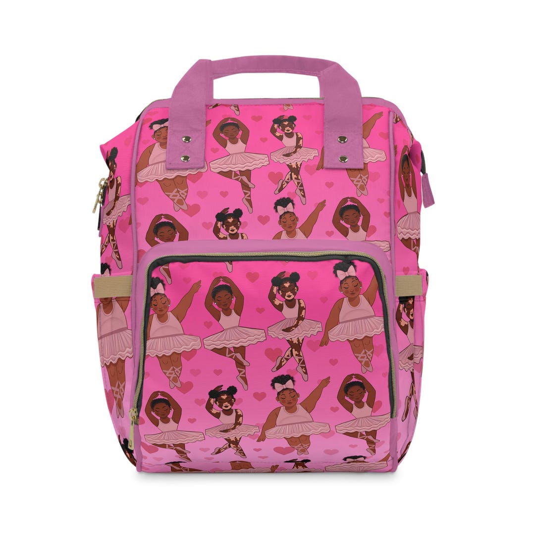 Pretty as I Am Diaper Bag – African American Ballerina Baby Bag With ...