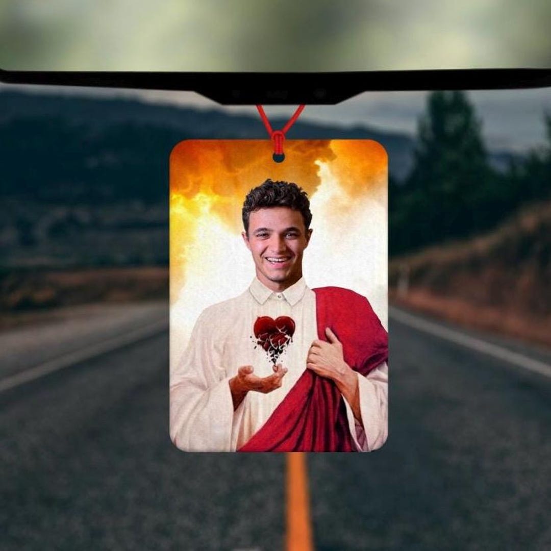 Saint Lando Norris Inspired Car Air Freshener - Car Accessories ...