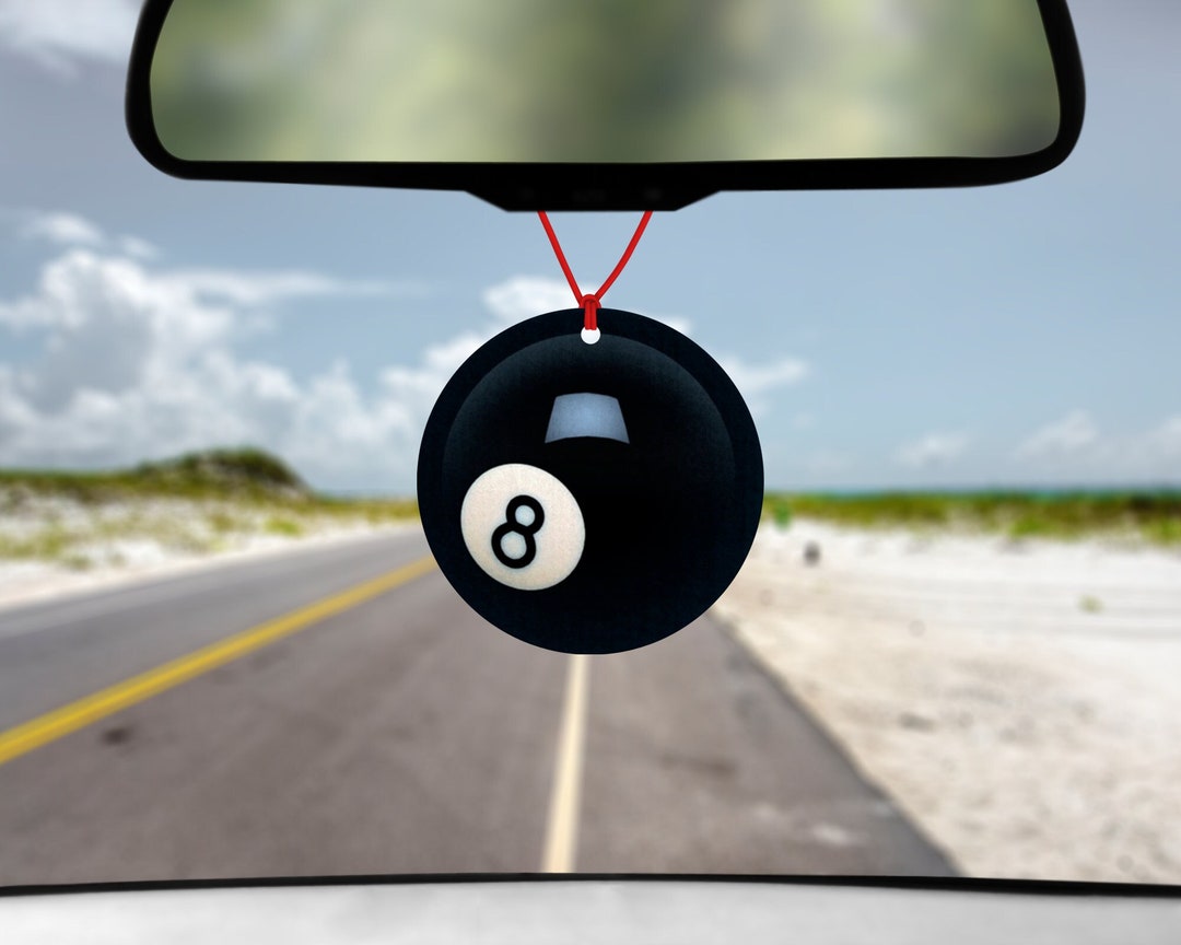8 Ball Billiards Car Air Freshener - Car Accessory - Fun Gift ...