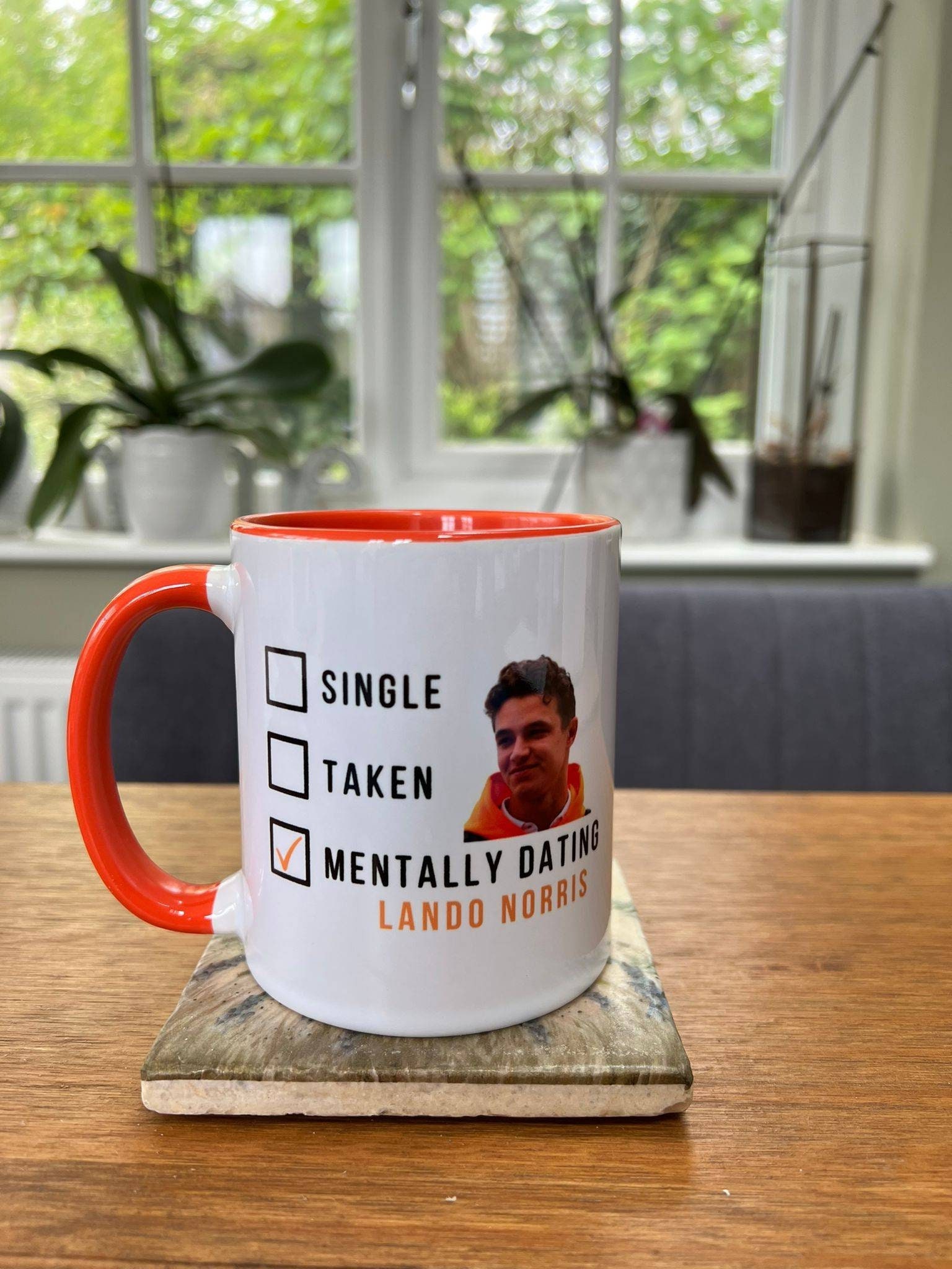 Mentally Dating Lando Norris Mug inspired Lando Norris Fan - Etsy