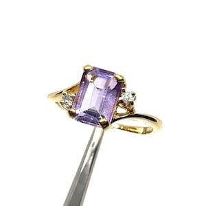 Vintage Gemstone Ring Etsy