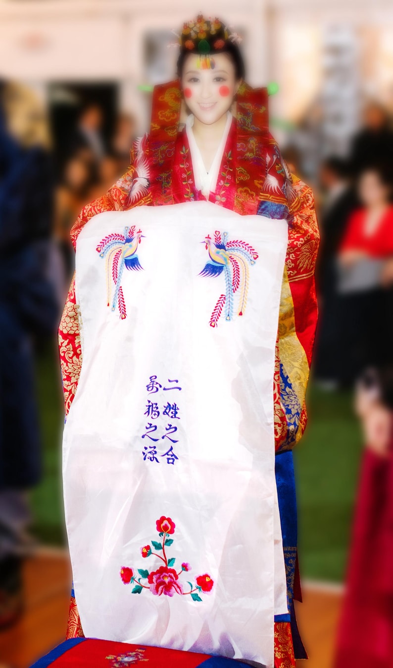 Korean Wedding Pyebaek Hanbok: Bride & Groom Attire Rental - Etsy Australia