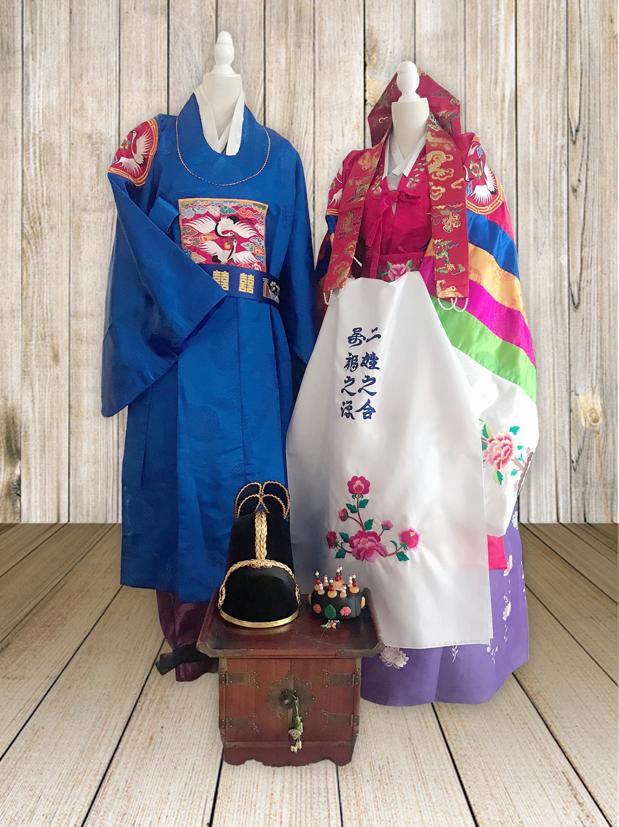 Korean Traditional Wedding Pyebaek Hanbok 폐백 Pyebaek - Etsy Singapore