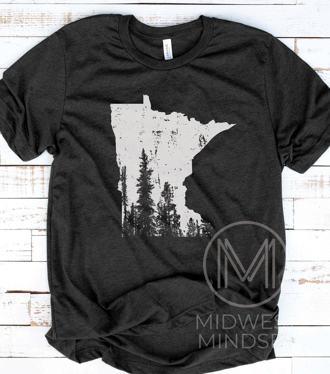 Minnesota T Shirt, Minnesota Gift, Retro Shirt, Vintage MN Tee, State ...