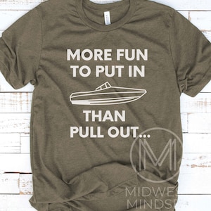 Boating T Shirt Funny Boater Dad Humor Tee Lake Life Shirt Gift for Dad ...
