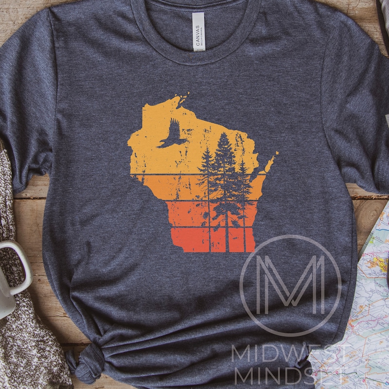 Wisconsin Graphic - Etsy