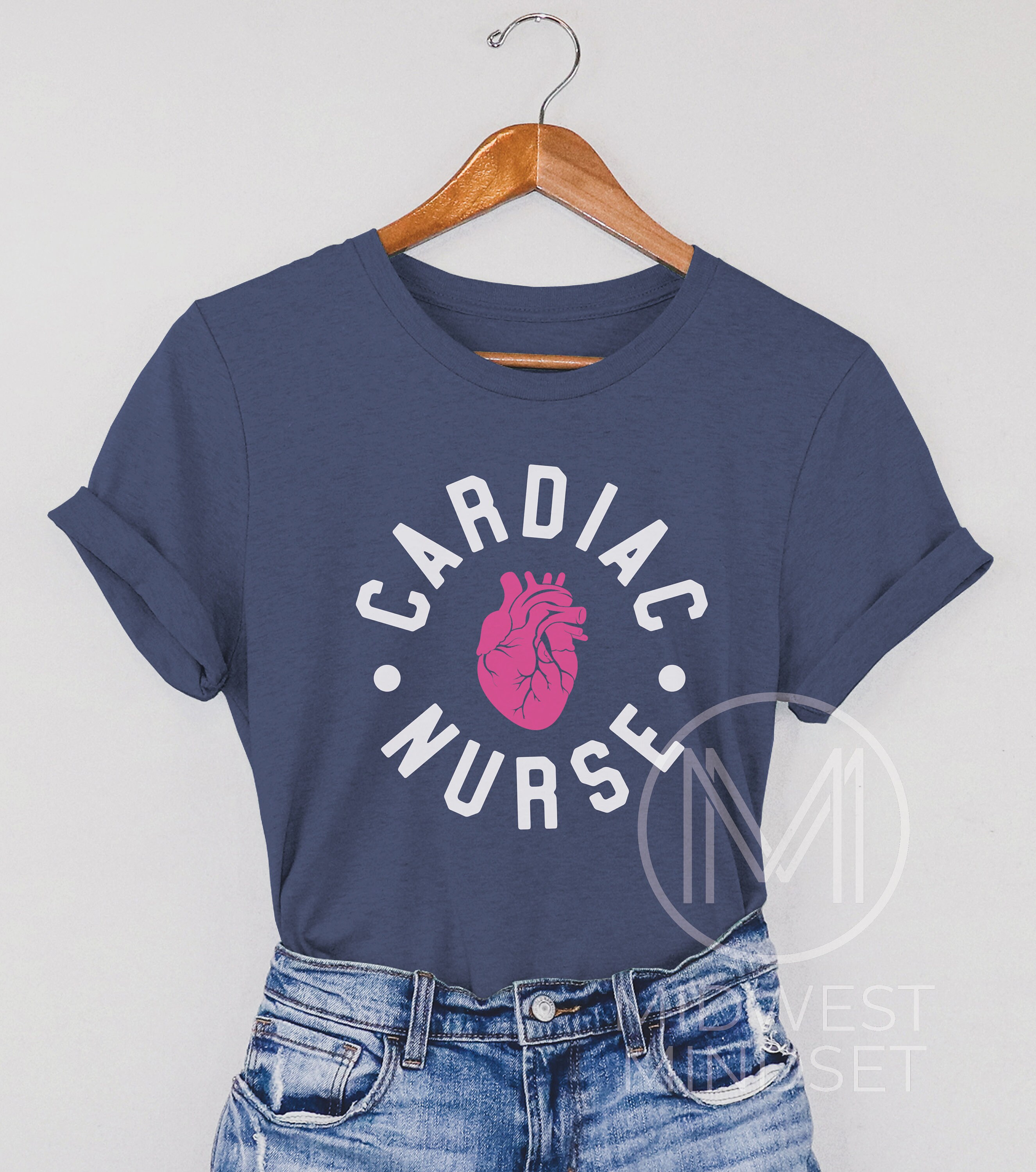 Cardiac Nurse Shirt Cardiac Care Unit Tshirt ICU - Etsy