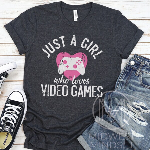 Gaming Female Shirt - Etsy