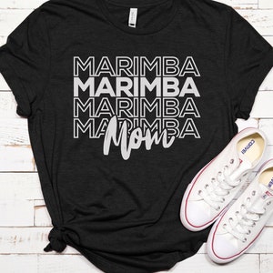 Marimba Tshirt, Marimba Mom, Xylophone, Percussion Tshirt, Band Mom ...