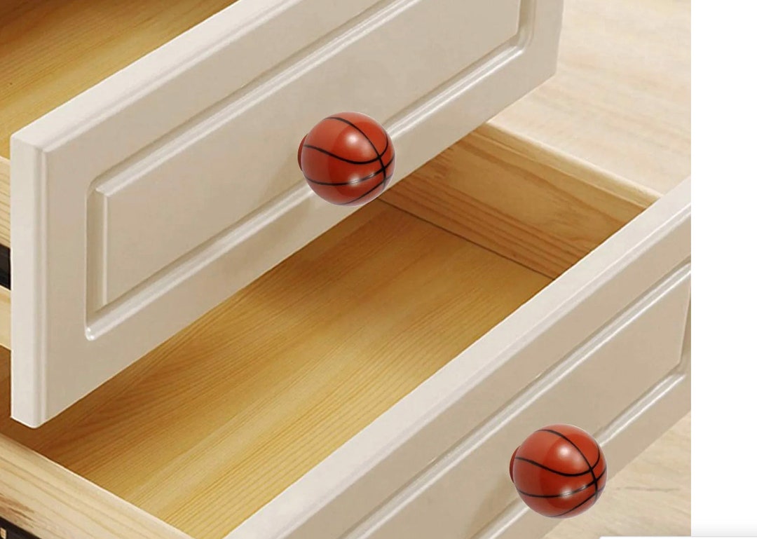 Sports Drawer Pulls, Basketball Knobs, Kids Sports Decor-boys Drawer ...