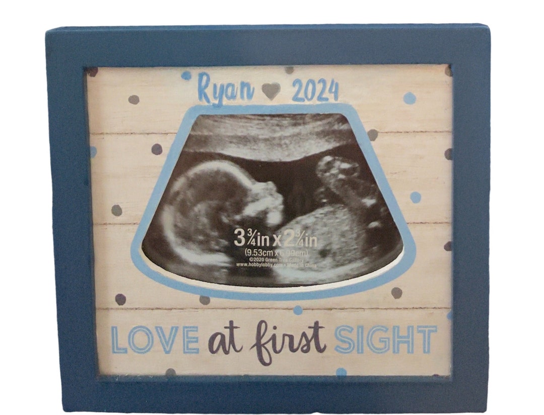Sonogram. Ultrasound Baby Picture Frame. Personalization - Etsy