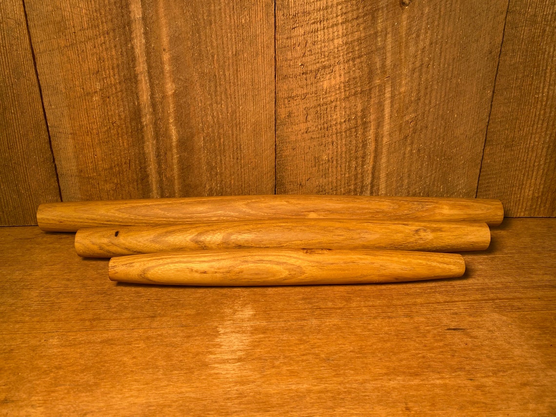 French Rolling Pin Wooden Rolling Pin Tapered Rolling Pin - Etsy