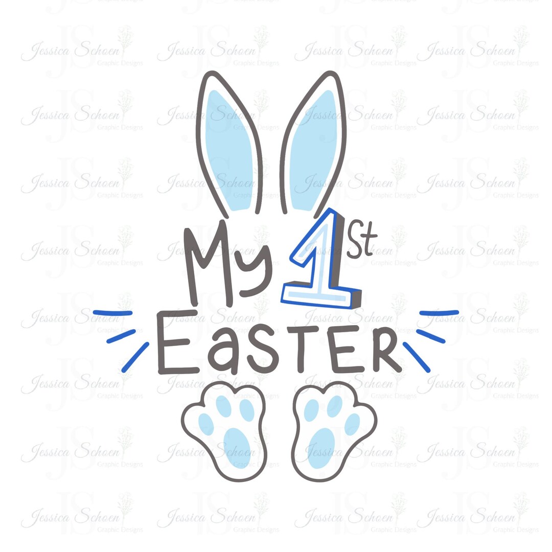 Digital PNG File My First Easter Clipart Sublimation Png - Etsy