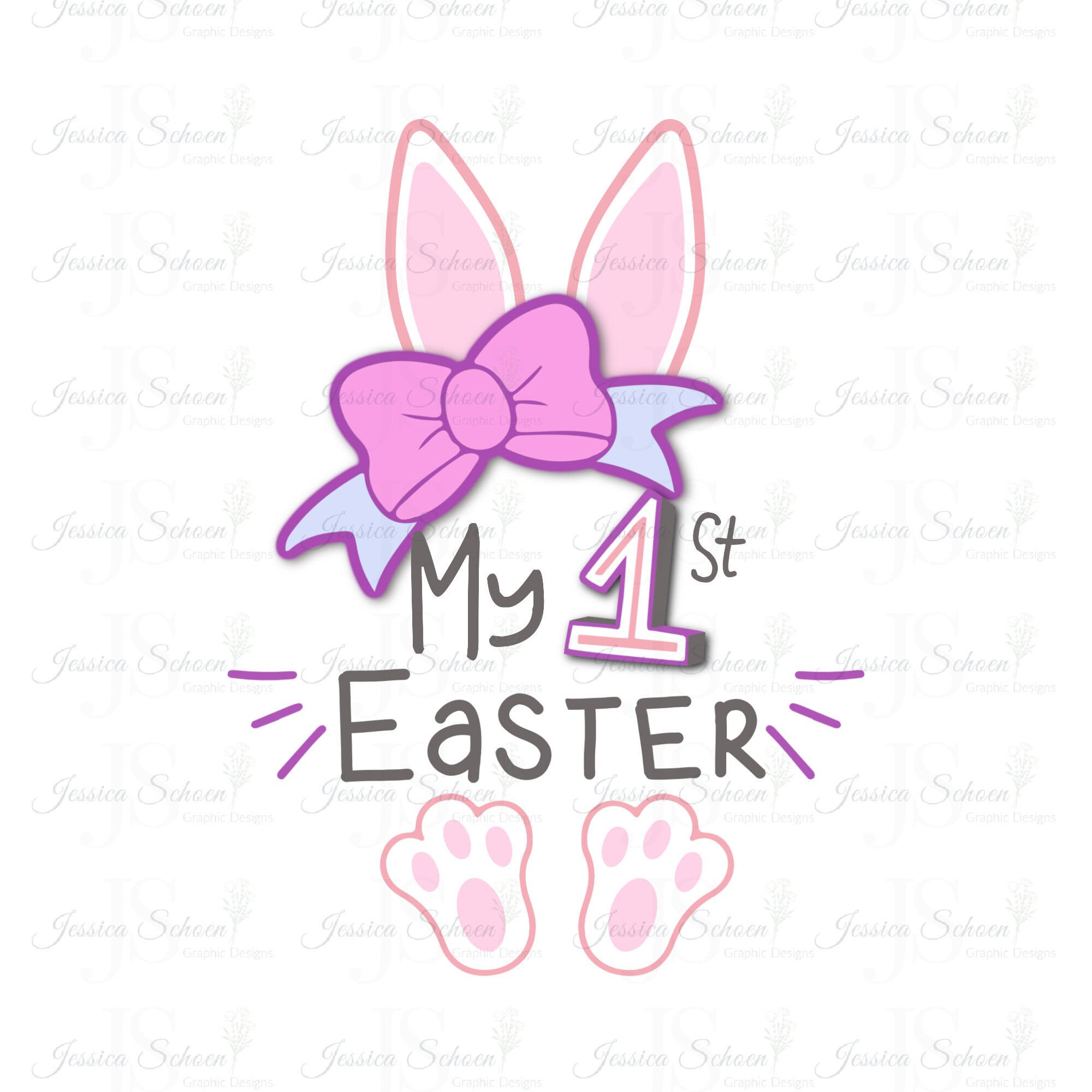 Digital PNG File My First Easter Clipart Sublimation Png Design Digital ...