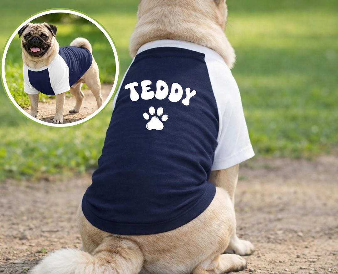 Personalised Pets Clothes, Custom Dog Shirt, Dog Name T-shirt, Dog Mum ...