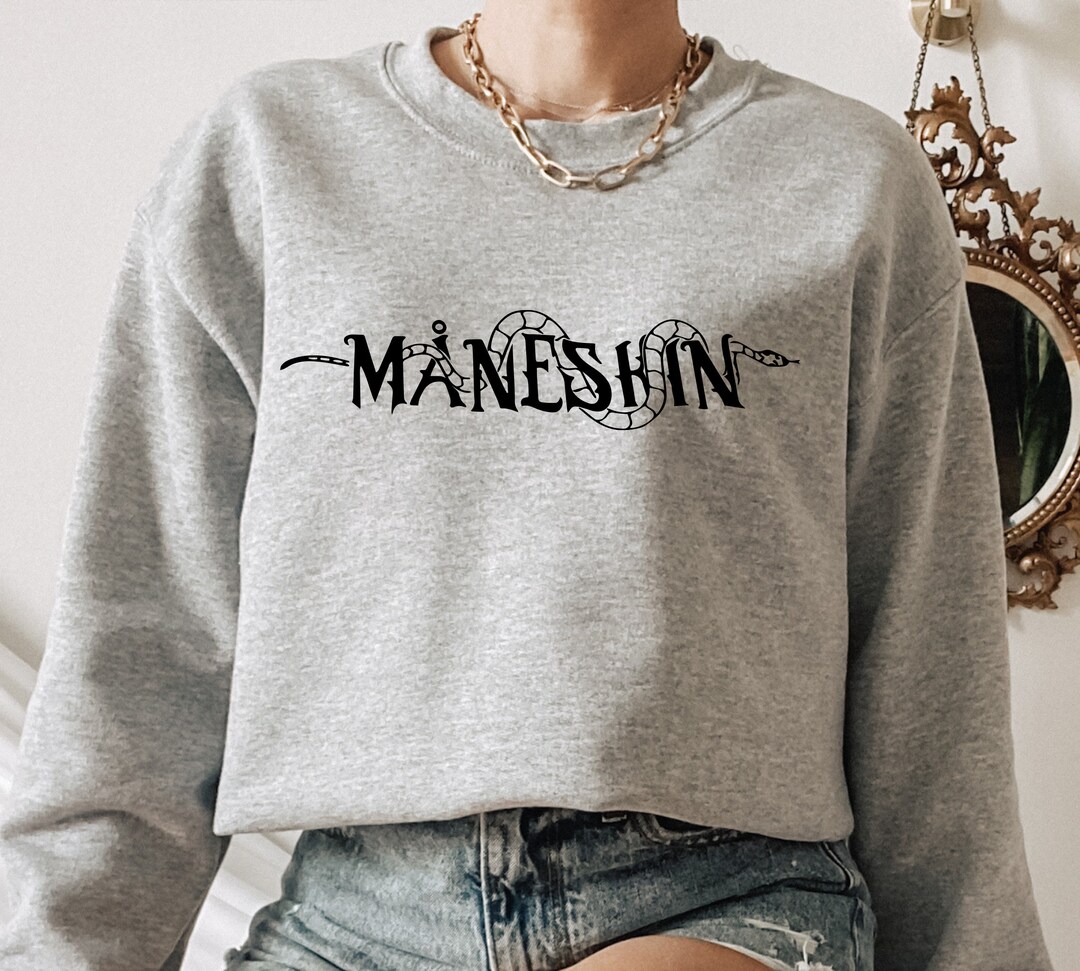 Maneskin Sweatshirt, Maneskin Band Sweater, Damiano David Merch, Rockn ...