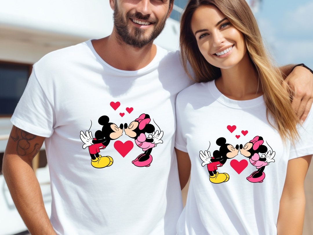 Minnie Mouse Shirt, Mickey Mouse Shirt, Valentines T-shirt, Valenines ...
