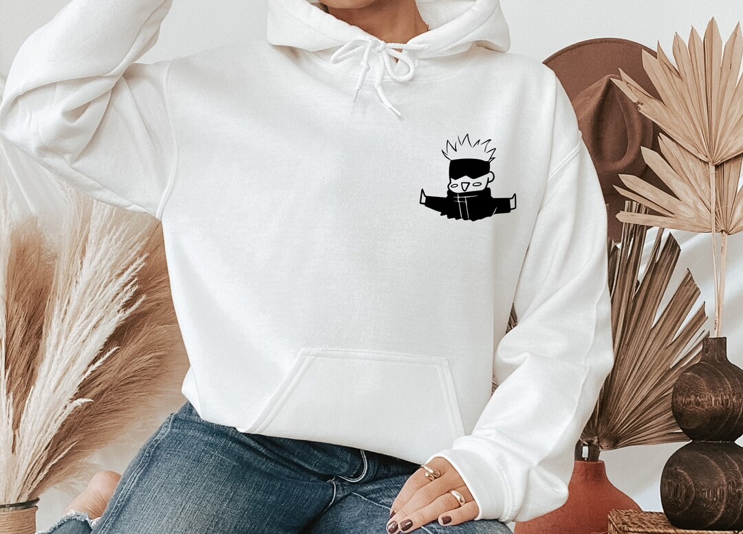 Jujutsu Kaisen Hoodie, Gojo Satoru Jumper, Anime Lover Top Gift, Manga ...