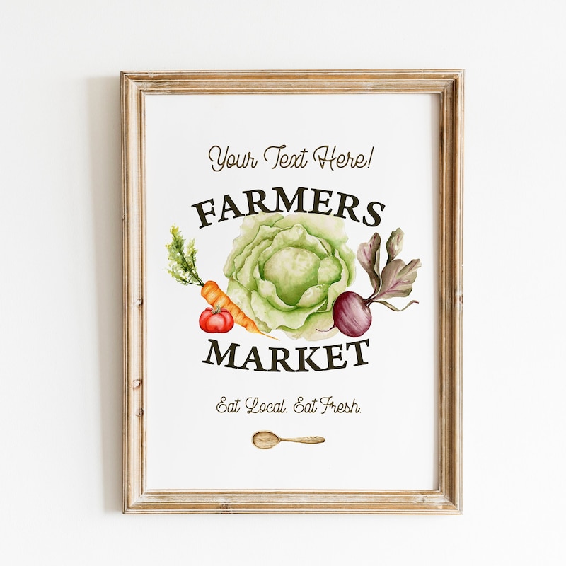 Farmers Market Signs - Etsy