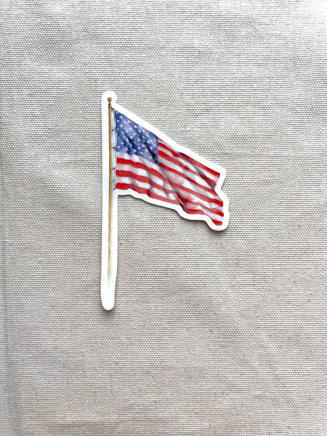 American Flag Sticker, Vinyl Die Cut Decal Sticker, Laptop, Tumbler ...