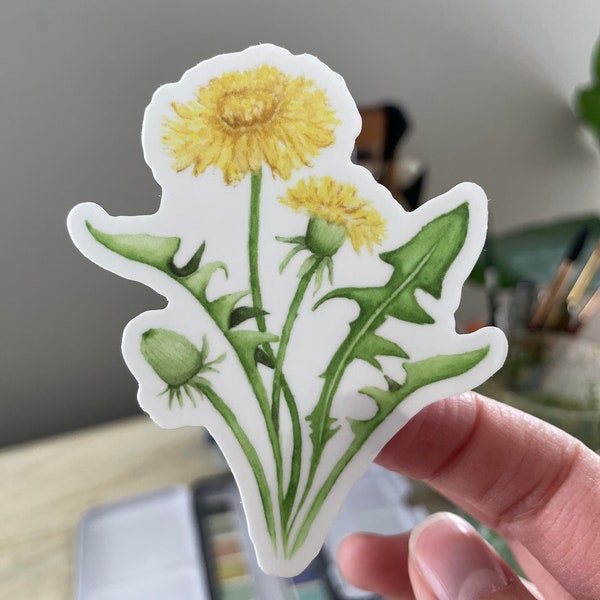 Dandelion Wall Sticker - Etsy