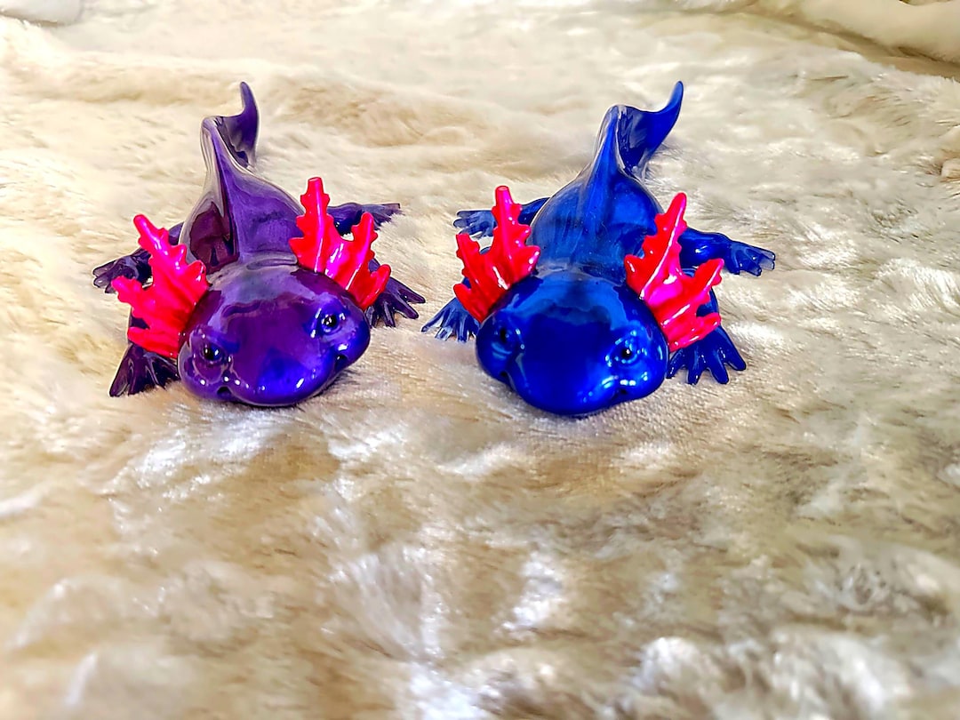 Resin Axolotl, Axolotl, Axolotl Figure, Handmade Axolotl - Etsy