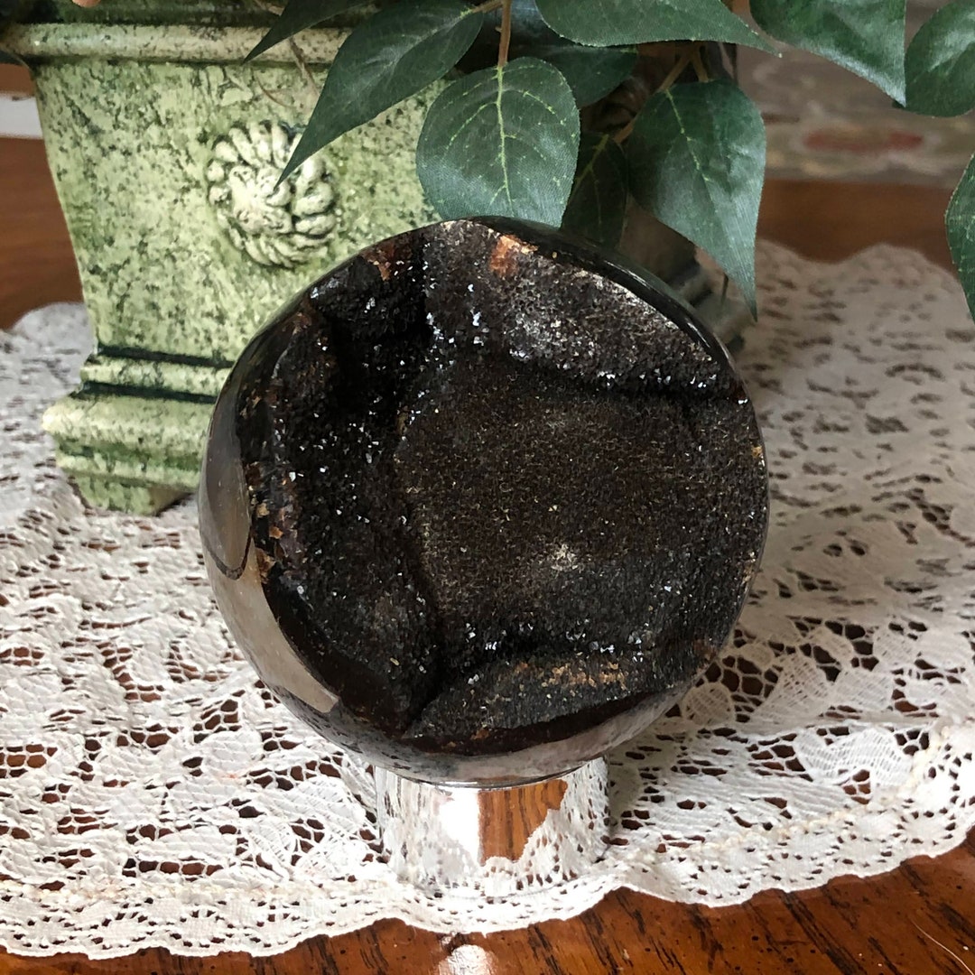 Hollow Septarian Dragon Stone Sphere/crystal Septarian Sphere/crystal ...