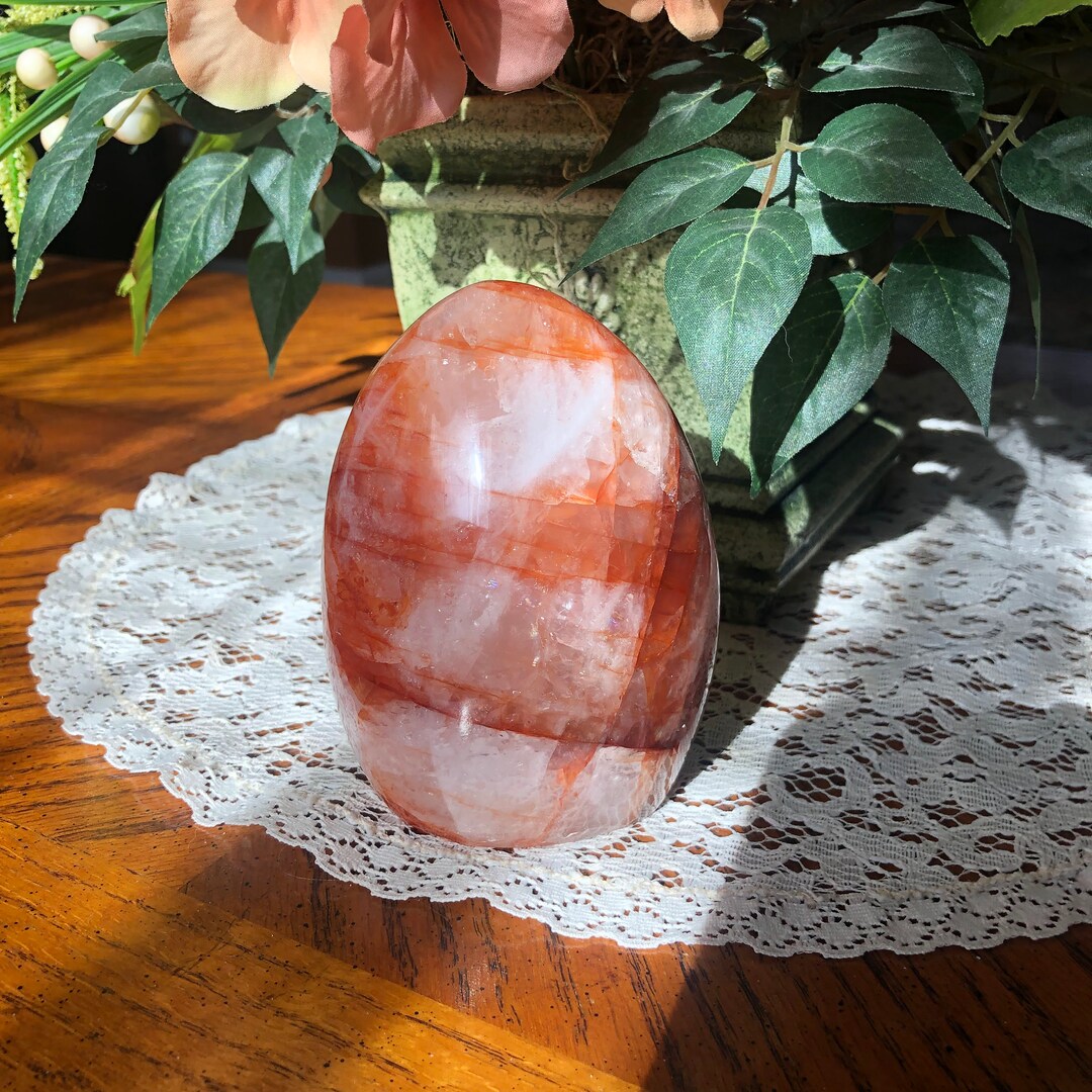1.5 Lbs. Hematoid Red Fire Quartz Freeform From Madagascar/fire Quartz ...