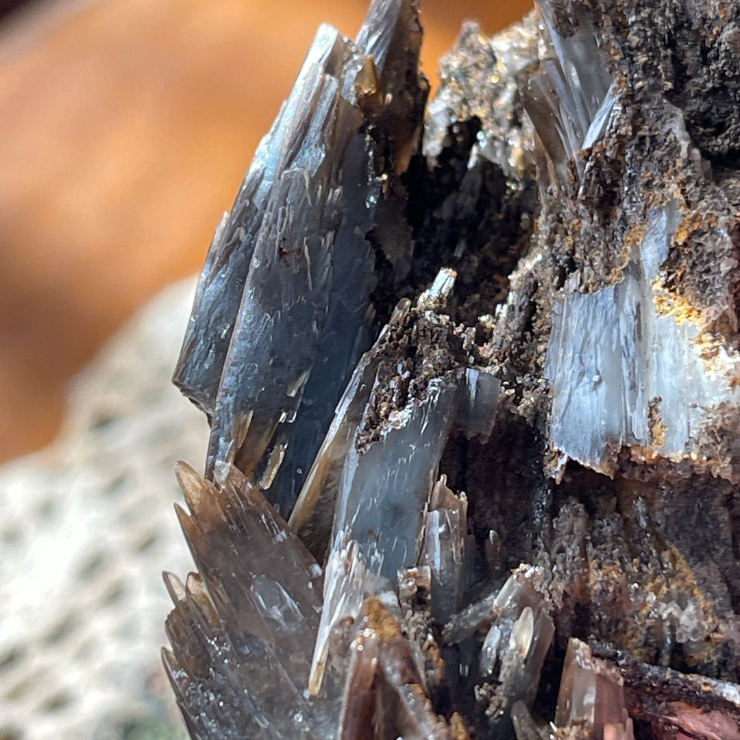 3.6 Blue BARITE Crystals Cluster From Morocco/mineral Specimen/blue ...