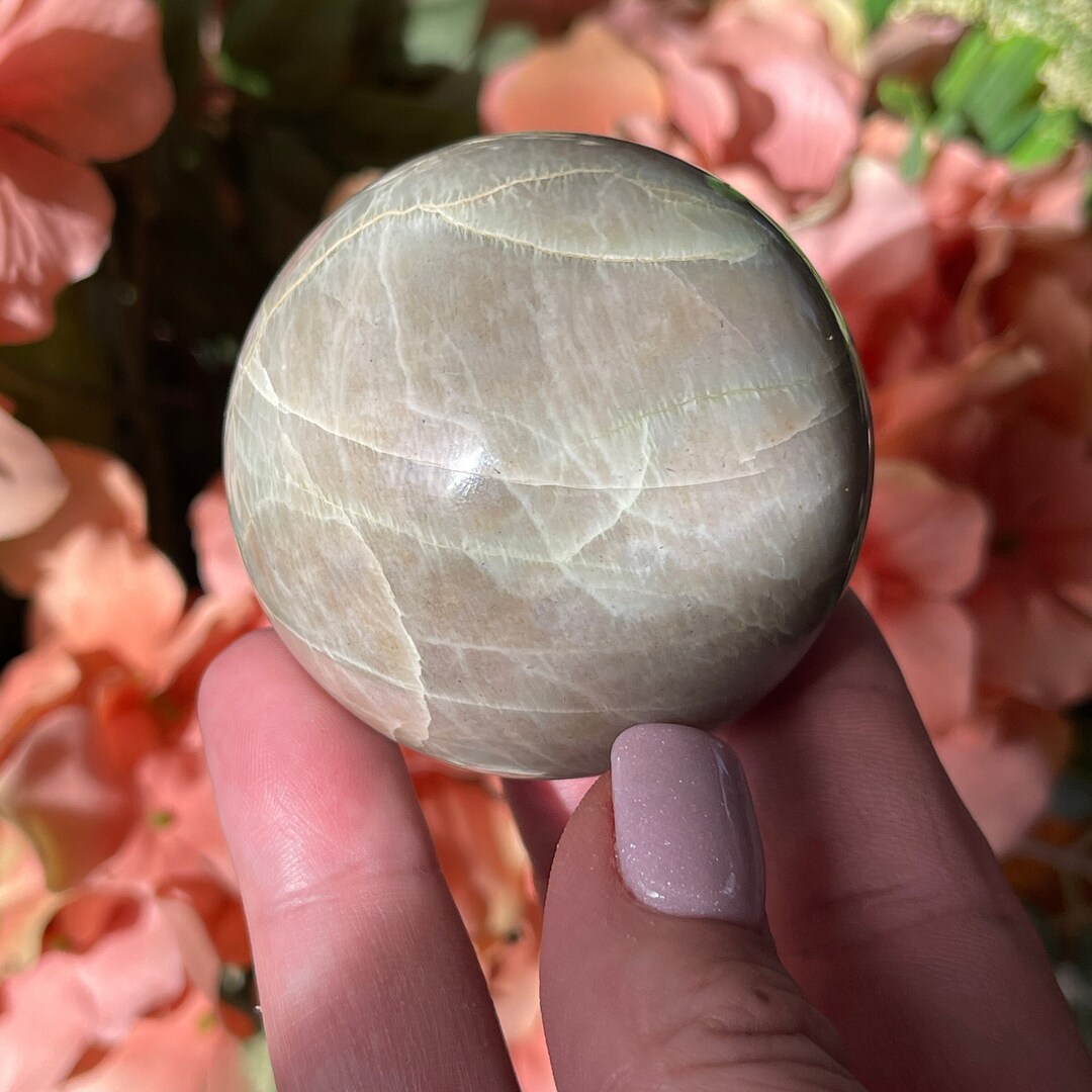 60mm GARNIERITE Nickel Polished Sphere Stone Healing From Madagascar ...