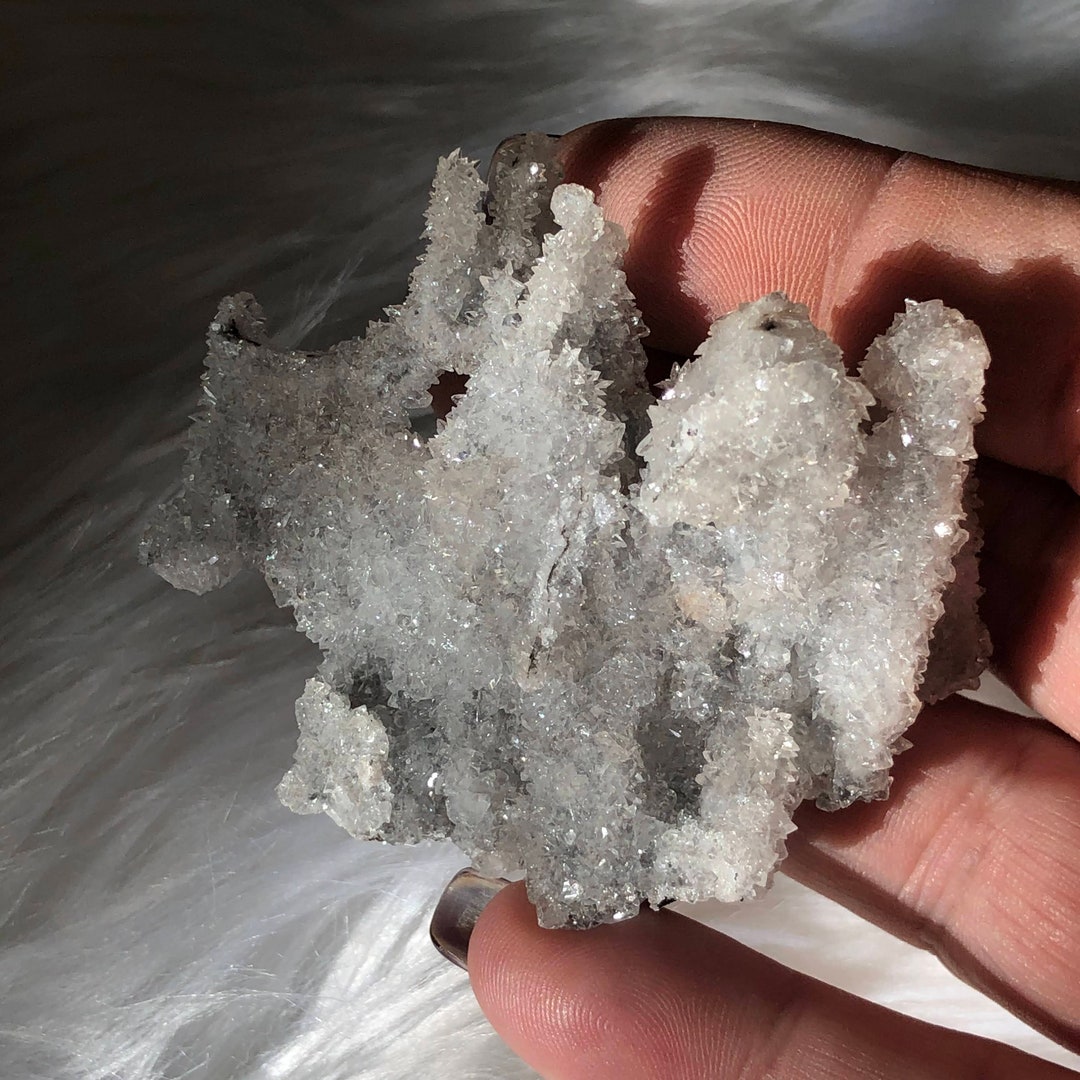 2.8" CELESTINE STALACTITE Crystals Cluster From Azilal, Morocco ...