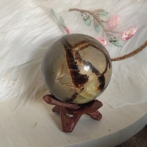 SEPTARIAN Dragon Stone Sphere 63mm From Madagascar/crystal Sphere ...