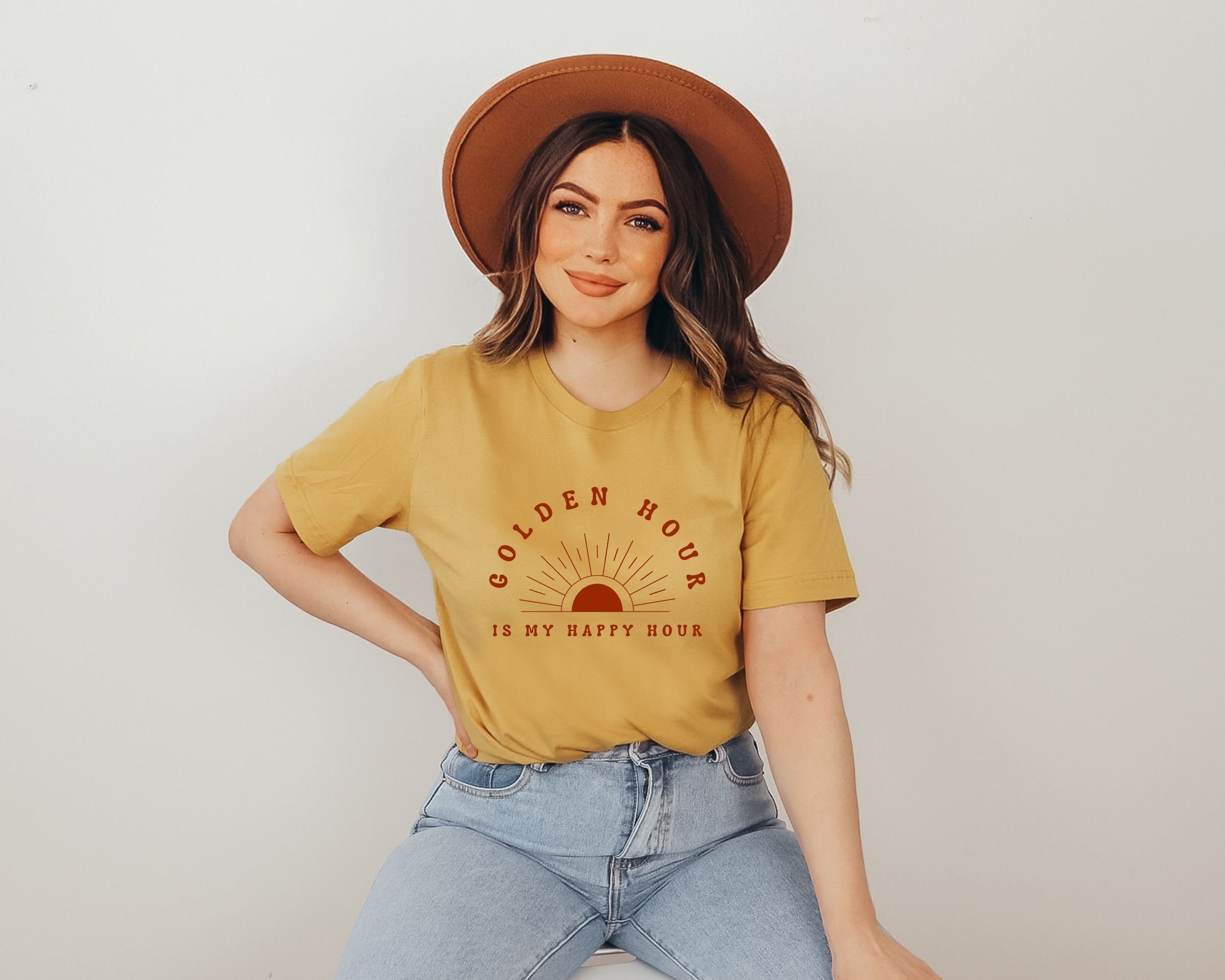 Golden Hour Happy Hour Photographer T-shirt - Etsy