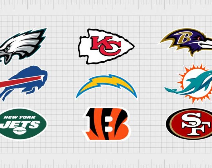 CUSTOM NFL Team Logo VINYL Waterbottle/car/laptop/bumper/phone/ - Etsy