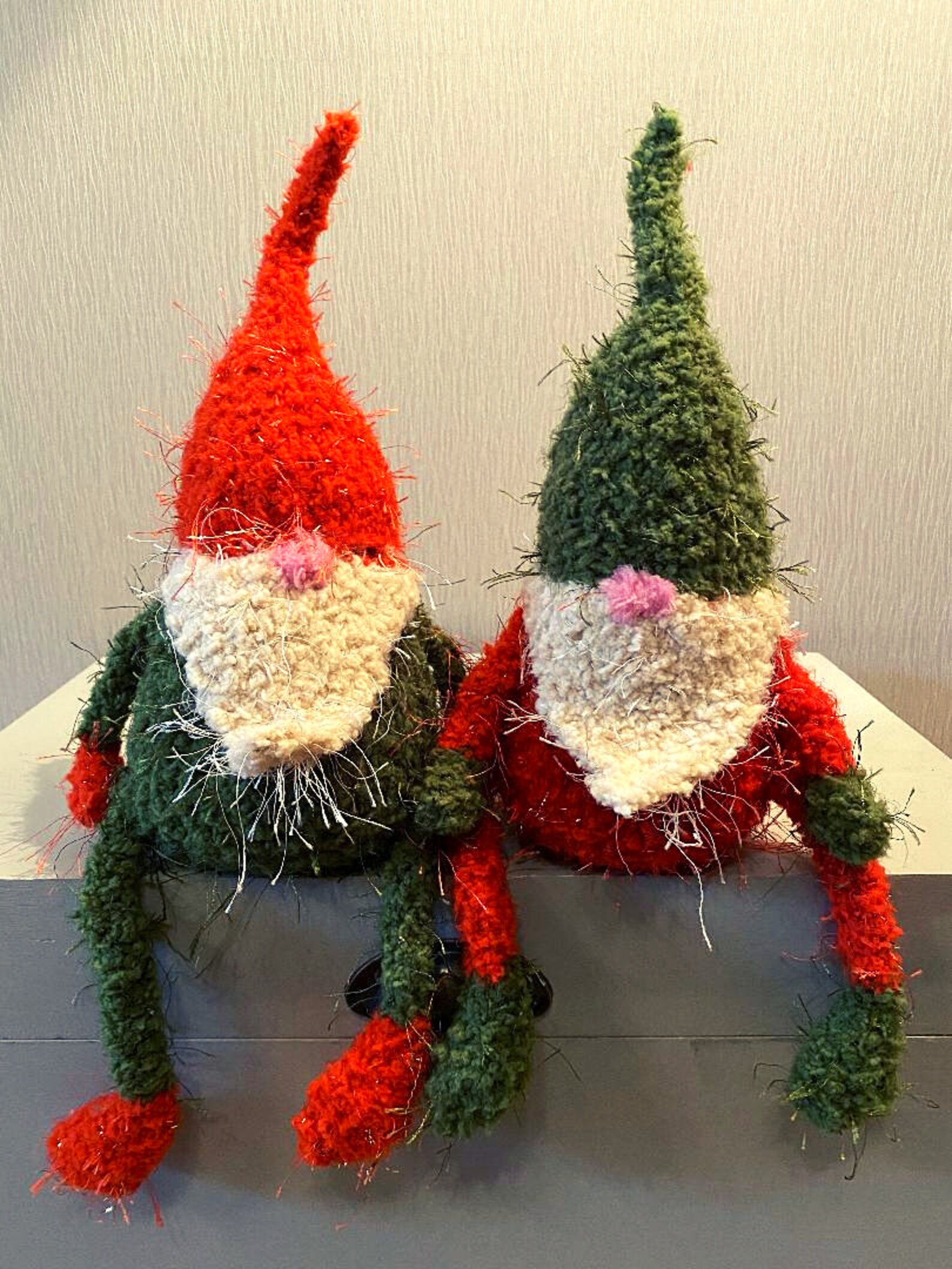 Knitted Festive Gonks - Etsy
