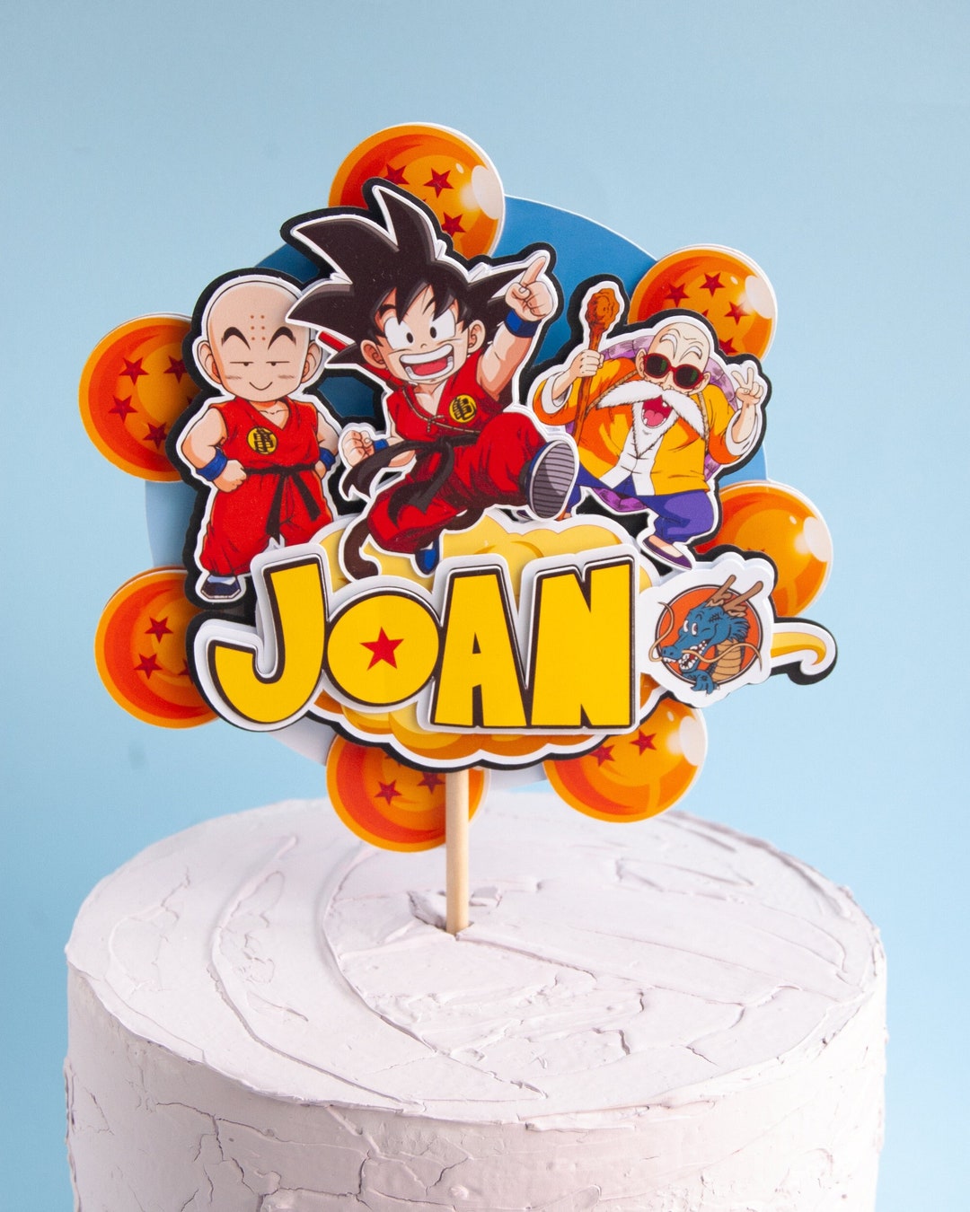 Dragon Ball Cake Topper. Dragon Ball Topper. 3D Dragon Ball Cake ...