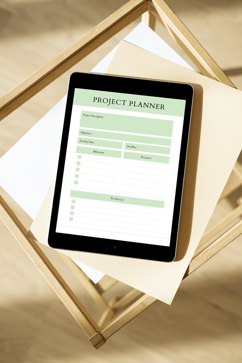 Project Planner Printable Work Planner Project Management - Etsy Project Planner Printable Work Planner Project Management - Etsy
